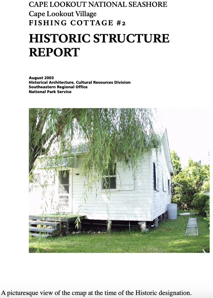 Dr. Luther Fulcher Camp – The Cabin Culture of the Southern Outer Banks